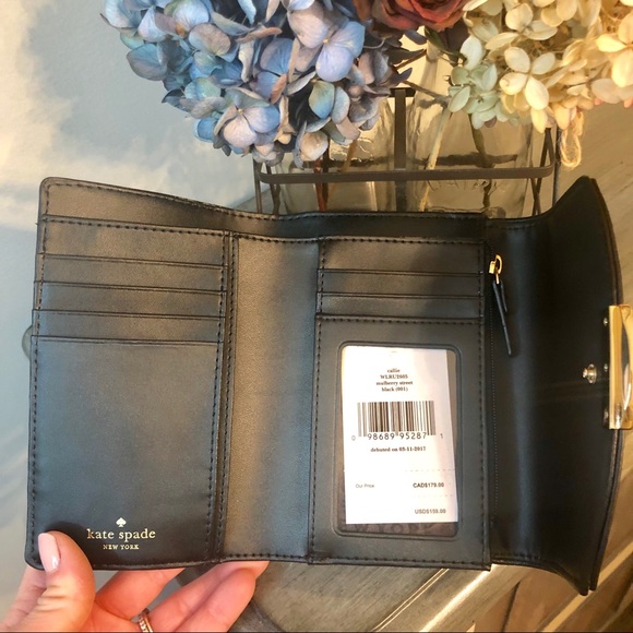 kate spade | Bags | Kate Spade Black Callie Wallet | Poshmark